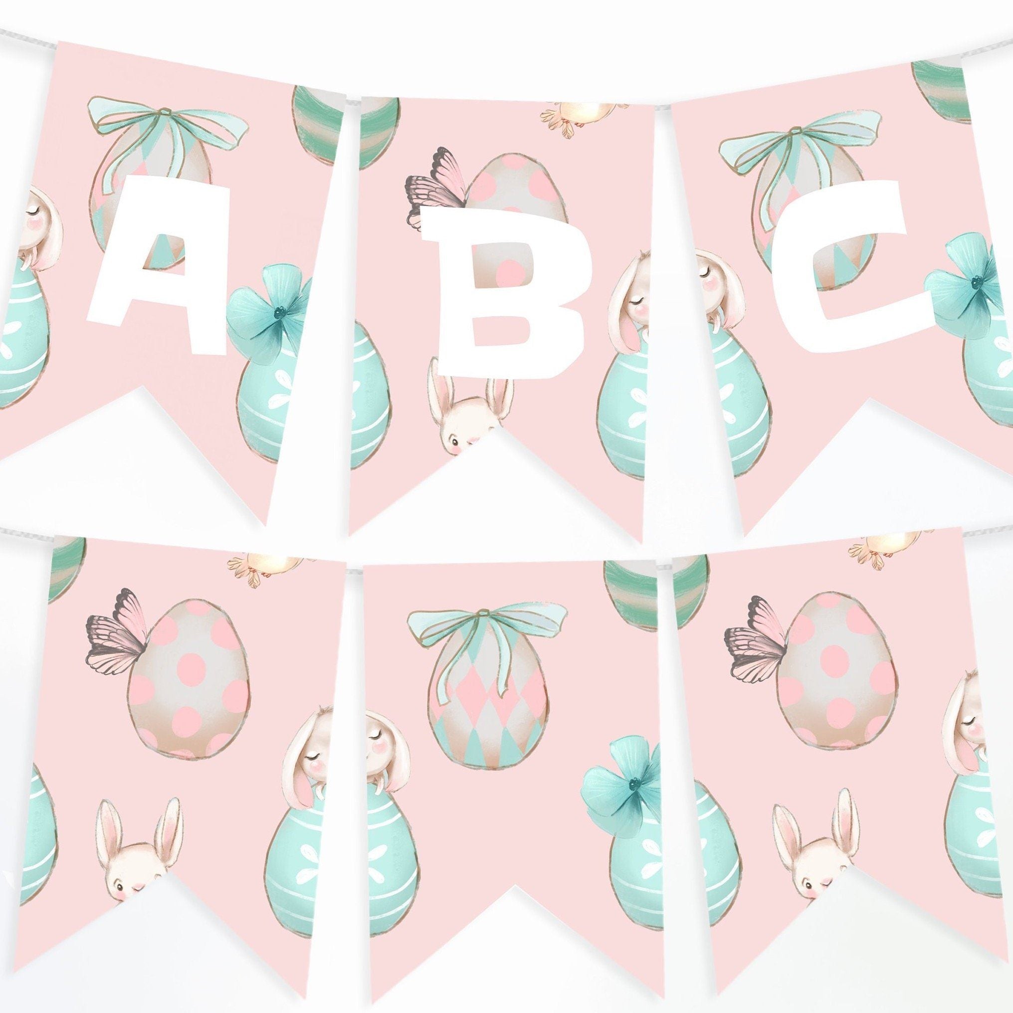 Easter Flag Bunting Printable Amazon.com : SENSEVEN 4 Pcs Welcome